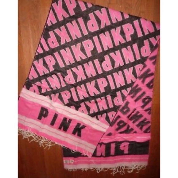 PINK Victoria's Secret | Accessories | Victorias Secret Scarf Pink ...